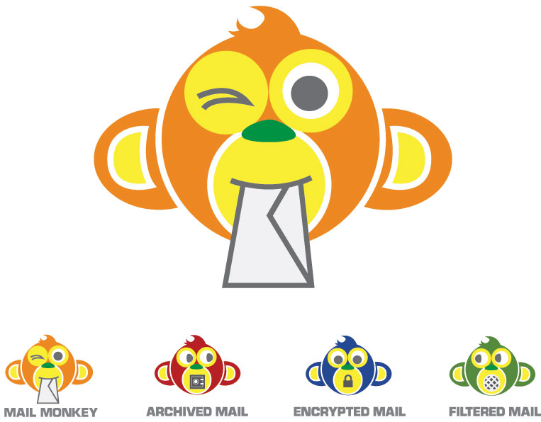 Monkey Mail Logo, image, download logo | LogoWiki.net