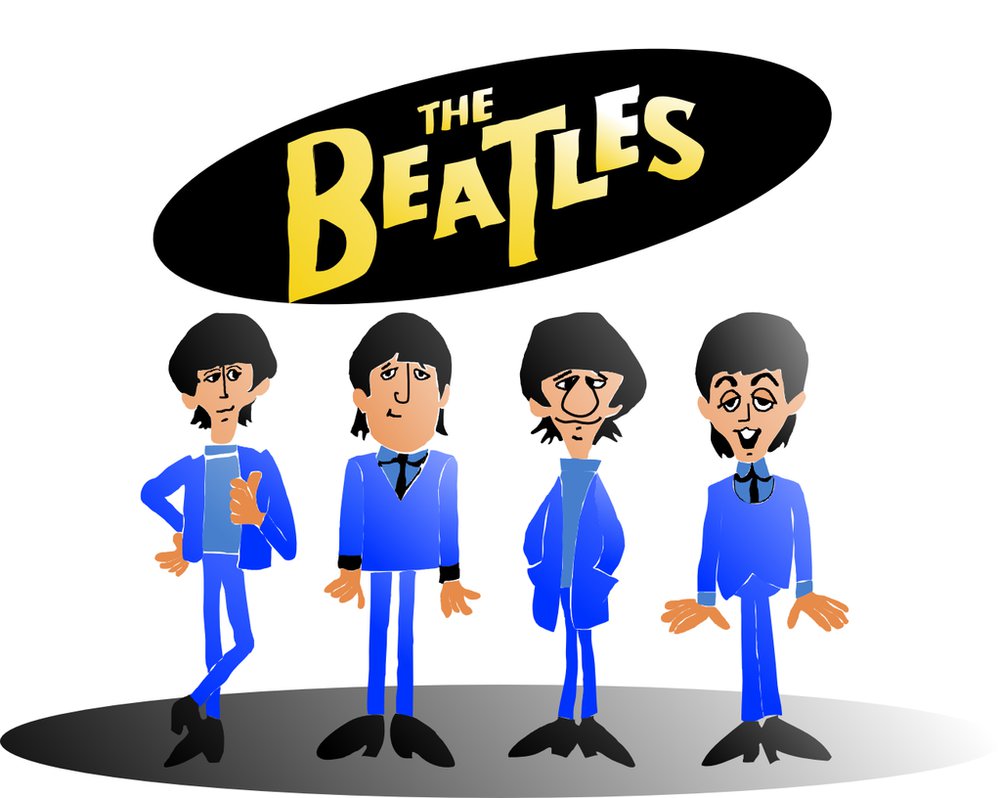 The Beatles cartoon Logo, image, download logo | LogoWiki.net