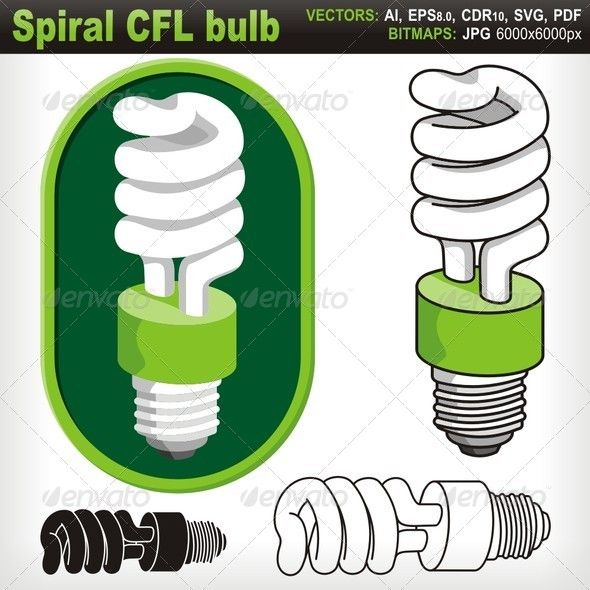 Compact fluorescent lightbulb Logo, image, download logo | LogoWiki.net