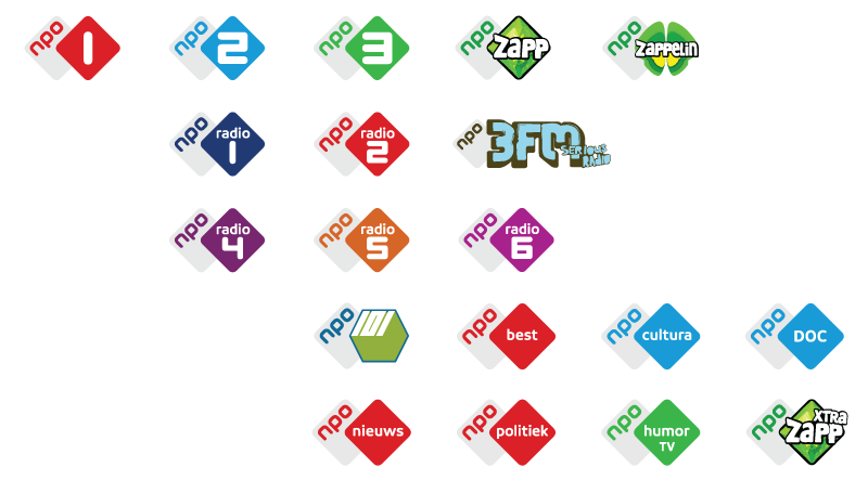 Dutch public broadcast channels Logo, image, download logo | LogoWiki.net