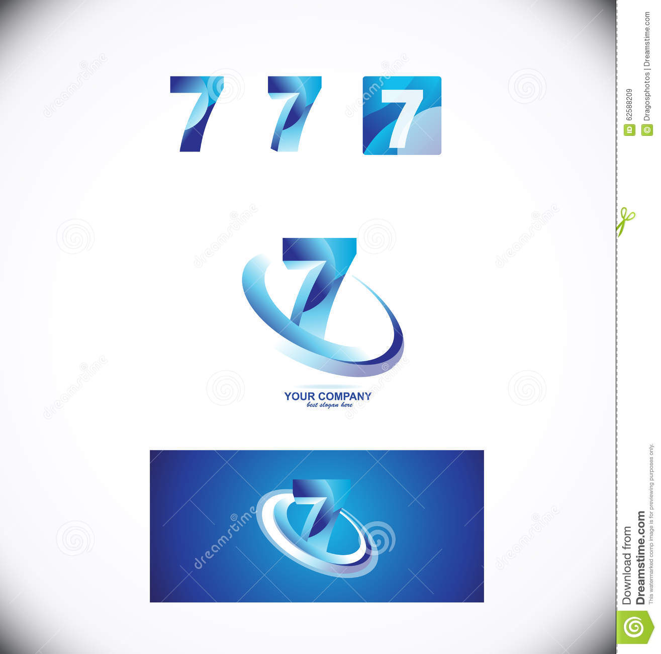 Tujuh seven design Logo, image, download logo | LogoWiki.net
